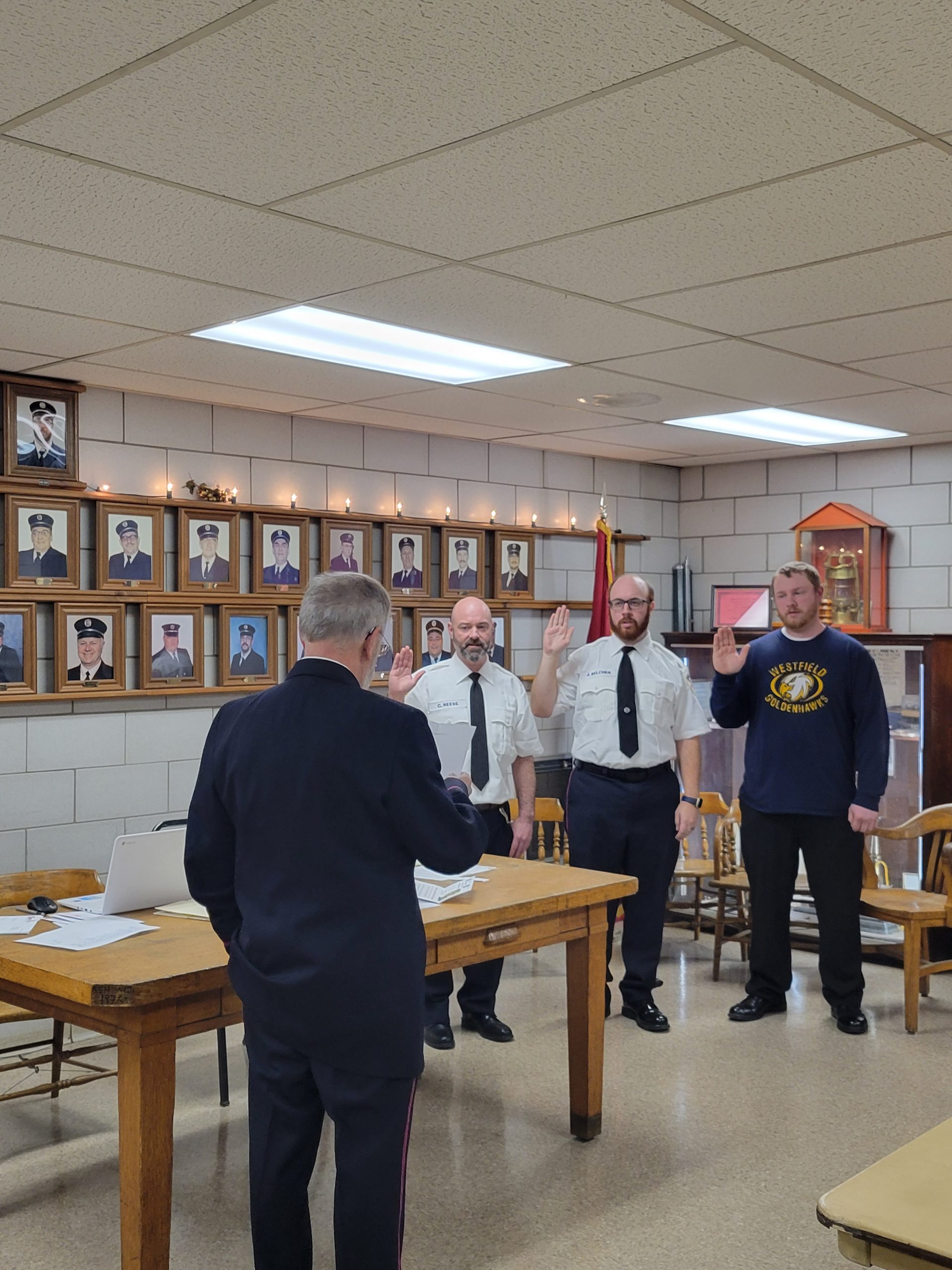 Westfield Fire Department Presents Swearing In Ceremony For Command ...
